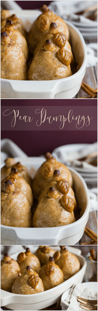 Pear Dumplings - Baking A Moment