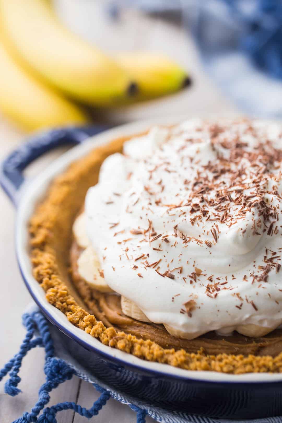 Banoffee Pie: Bananas & toffee! Foolproof. -Baking a Moment