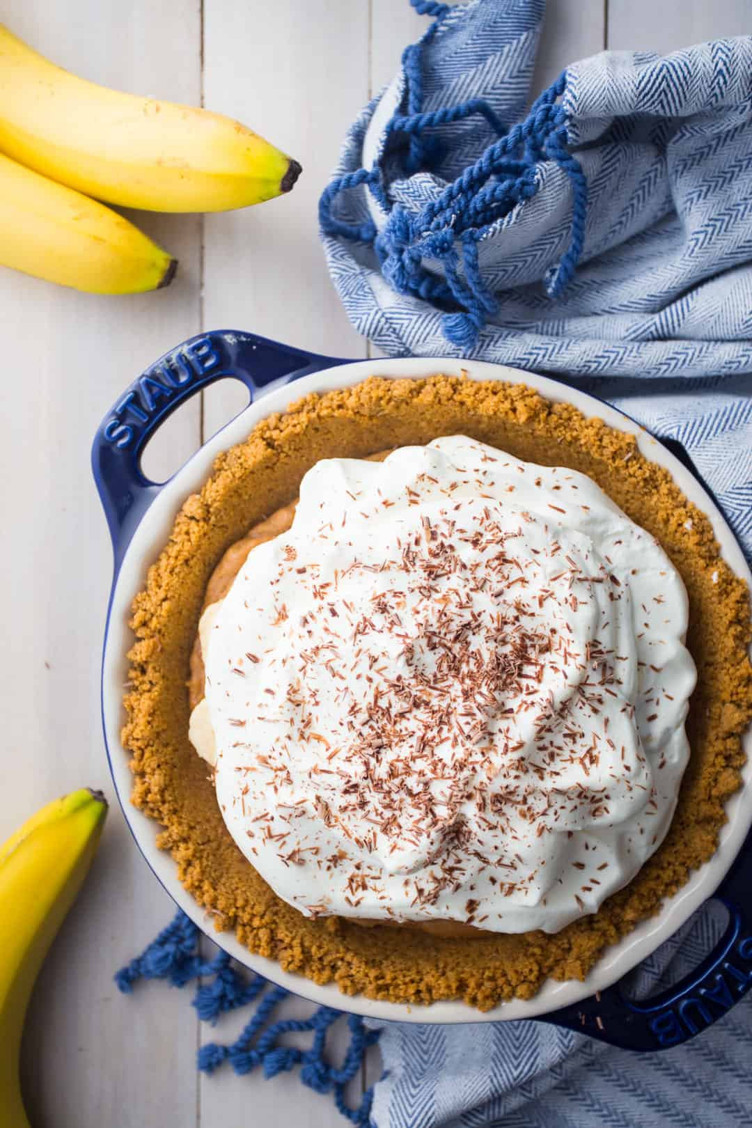 Banoffee Pie: Bananas & toffee! Foolproof. -Baking a Moment