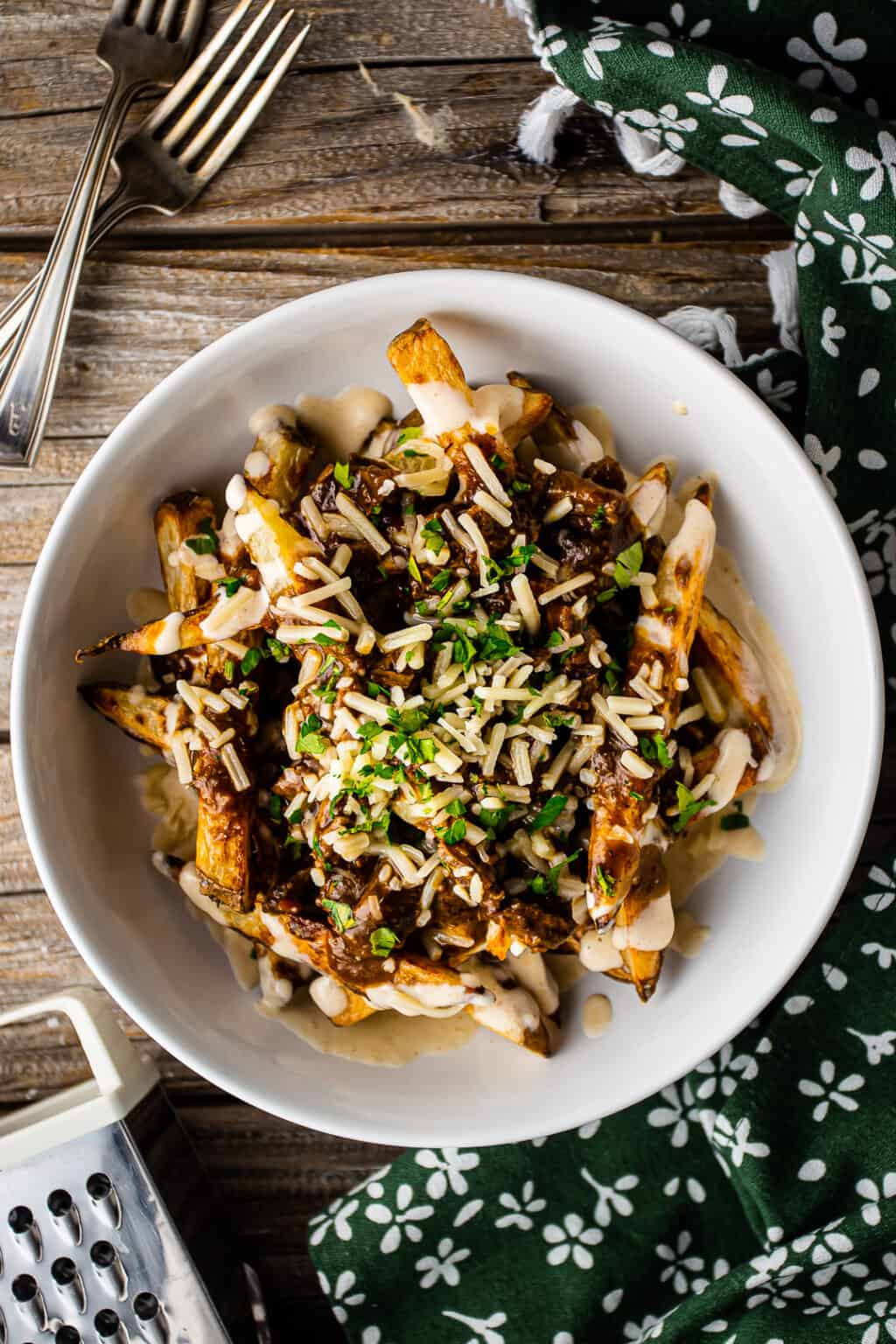Killer Poutine Recipe: A full meal with hidden veg! -Baking a Moment