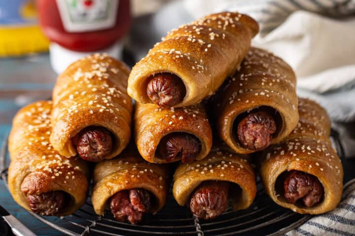 Easy Soft Pretzel Dogs: Hot Dogs in Pretzel -Baking a Moment