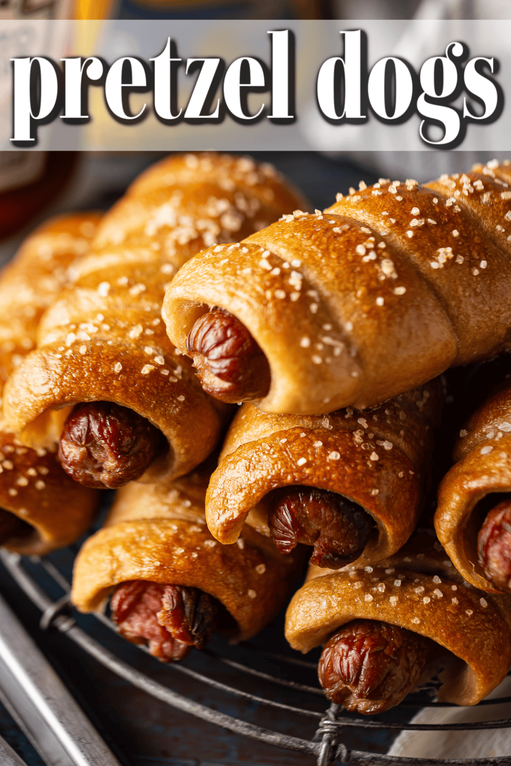 Easy Soft Pretzel Dogs: Hot Dogs in Pretzel -Baking a Moment