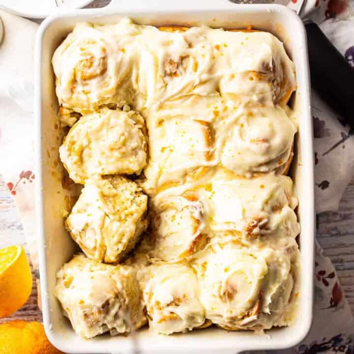 Orange Sweet Rolls - Baking A Moment