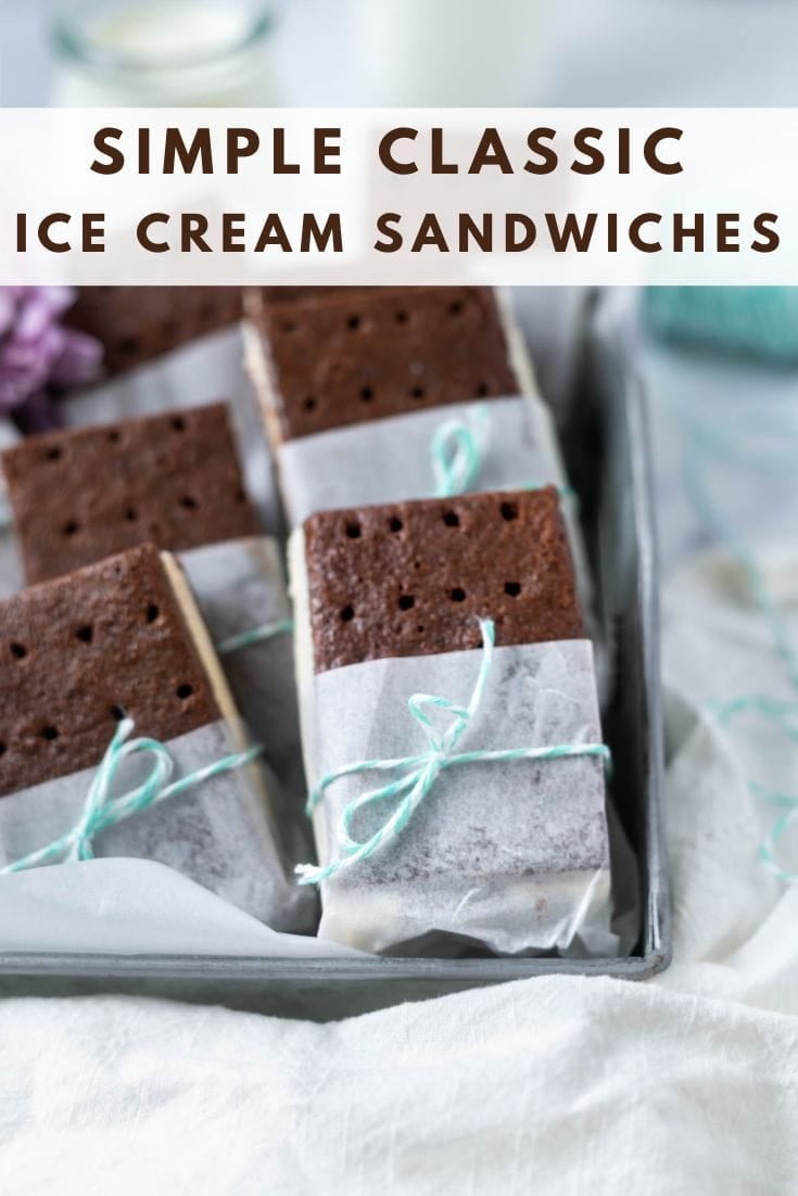 Easy to Make Classic Ice Cream Sandwiches - Baking A Moment