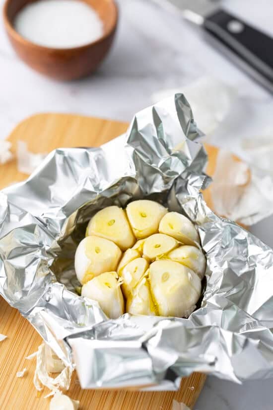 How To Roast Garlic - Baking A Moment